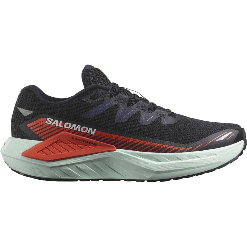 Salomon Men's DRX Defy GRVL Black/Cherry Tomato/Bay fra - Rask levering